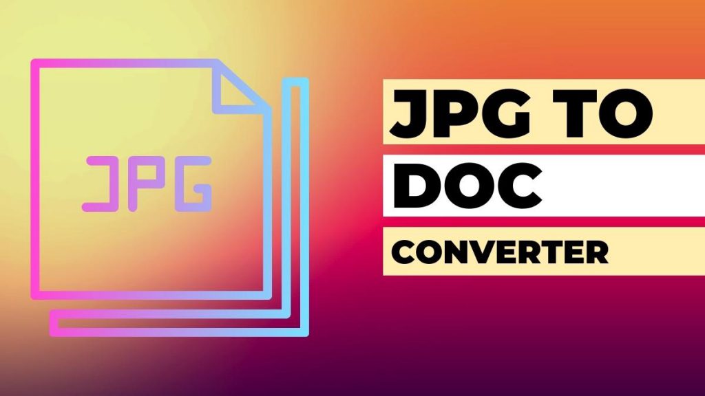 How to convert JPG to DOC for free - JBlog.