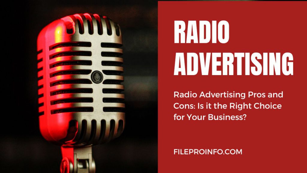 Radio Advertising Pros and Cons: Is it the Right Choice for Your ...